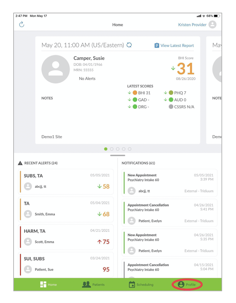 Create and Edit Your Profile and Site(s) on Tridiuum ONE Connect