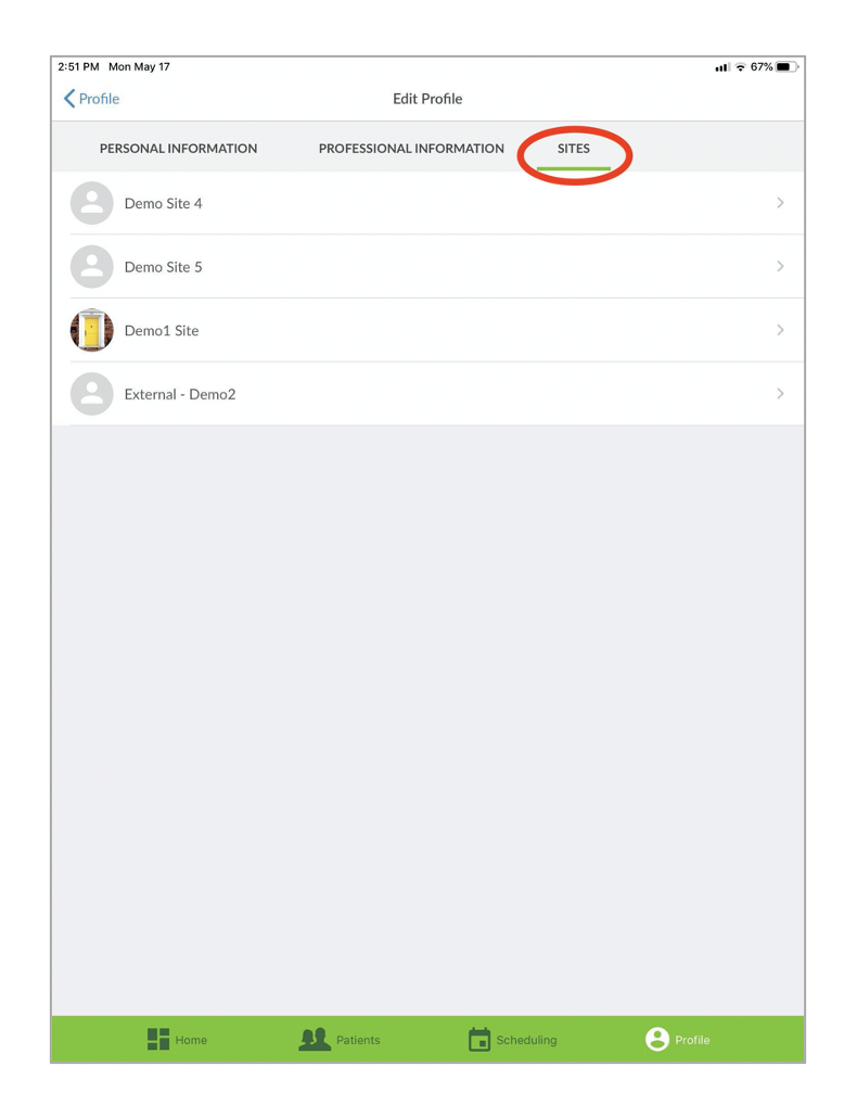Create and Edit Your Profile and Site(s) on Tridiuum ONE Connect