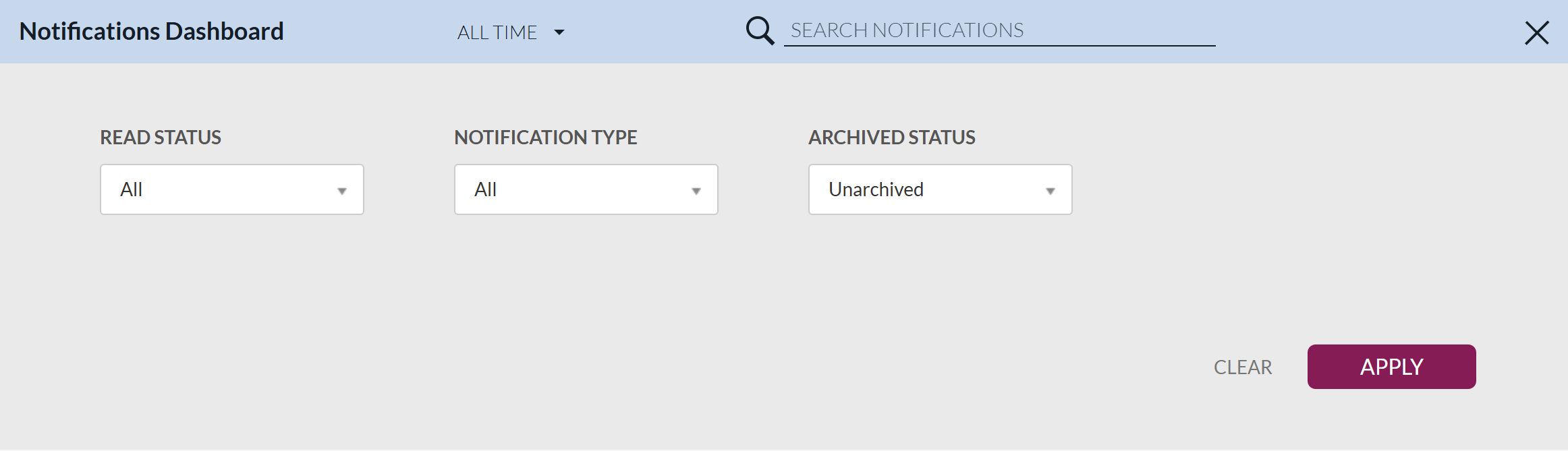 How to Use the Notifications Dashboard